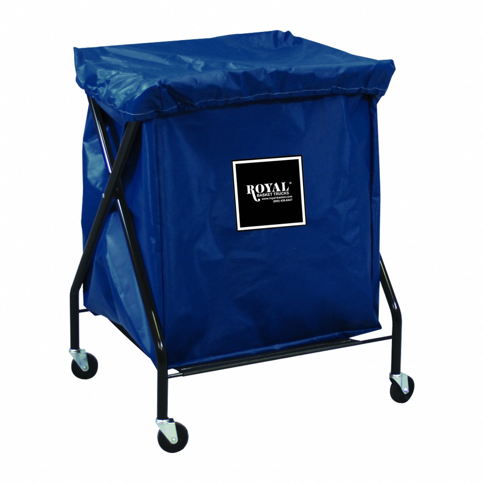 ROYAL BASKET TRUCKS, Vinyl Liner, Navy Blue, X-Frame Hamper - 824DR4 ...