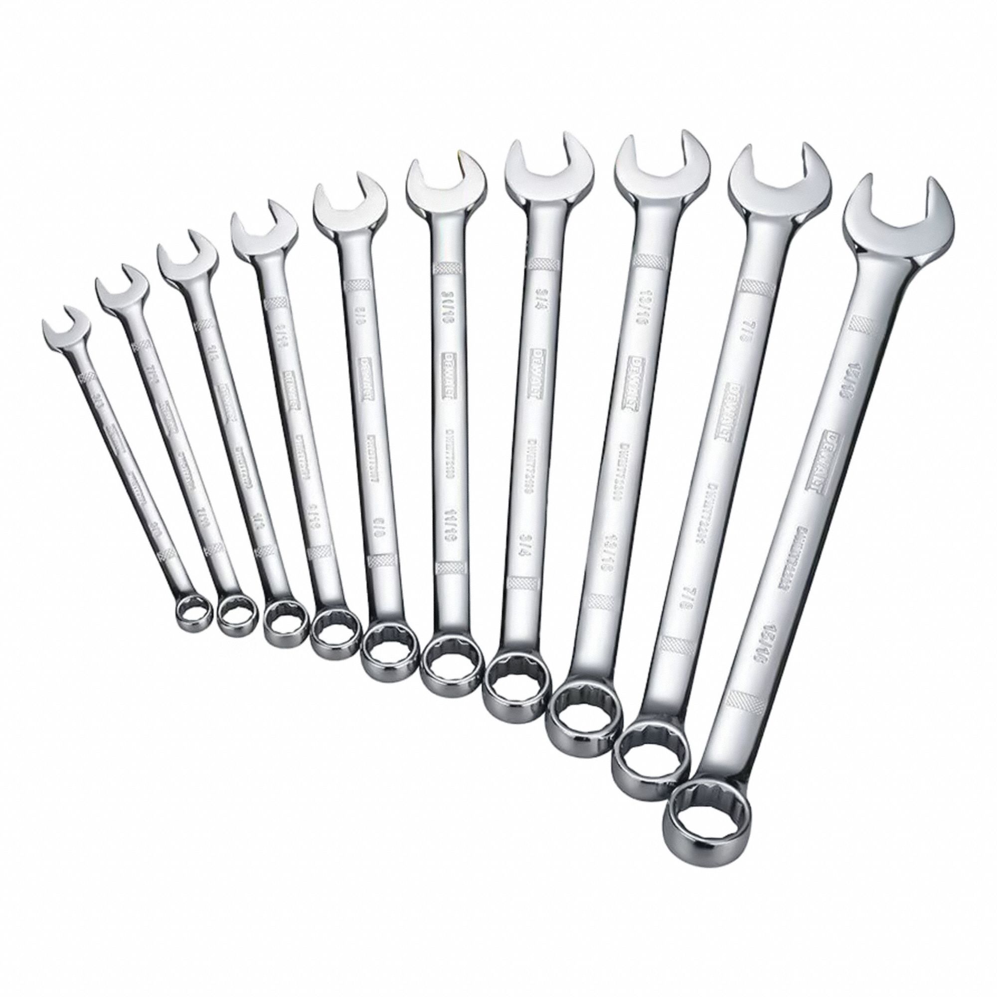Wrench Set,Combination,SAE,10-Piece - Grainger