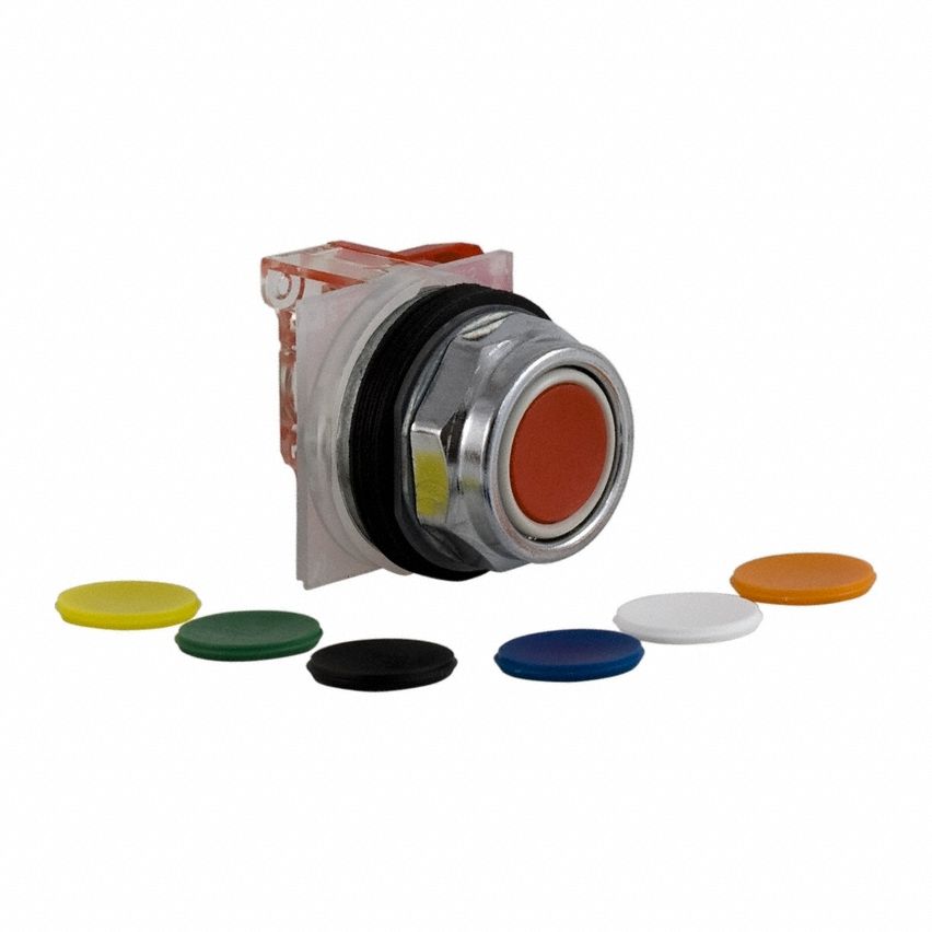 SCHNEIDER ELECTRIC, Non-Illuminated, Flush Profile, Flush Push Button ...