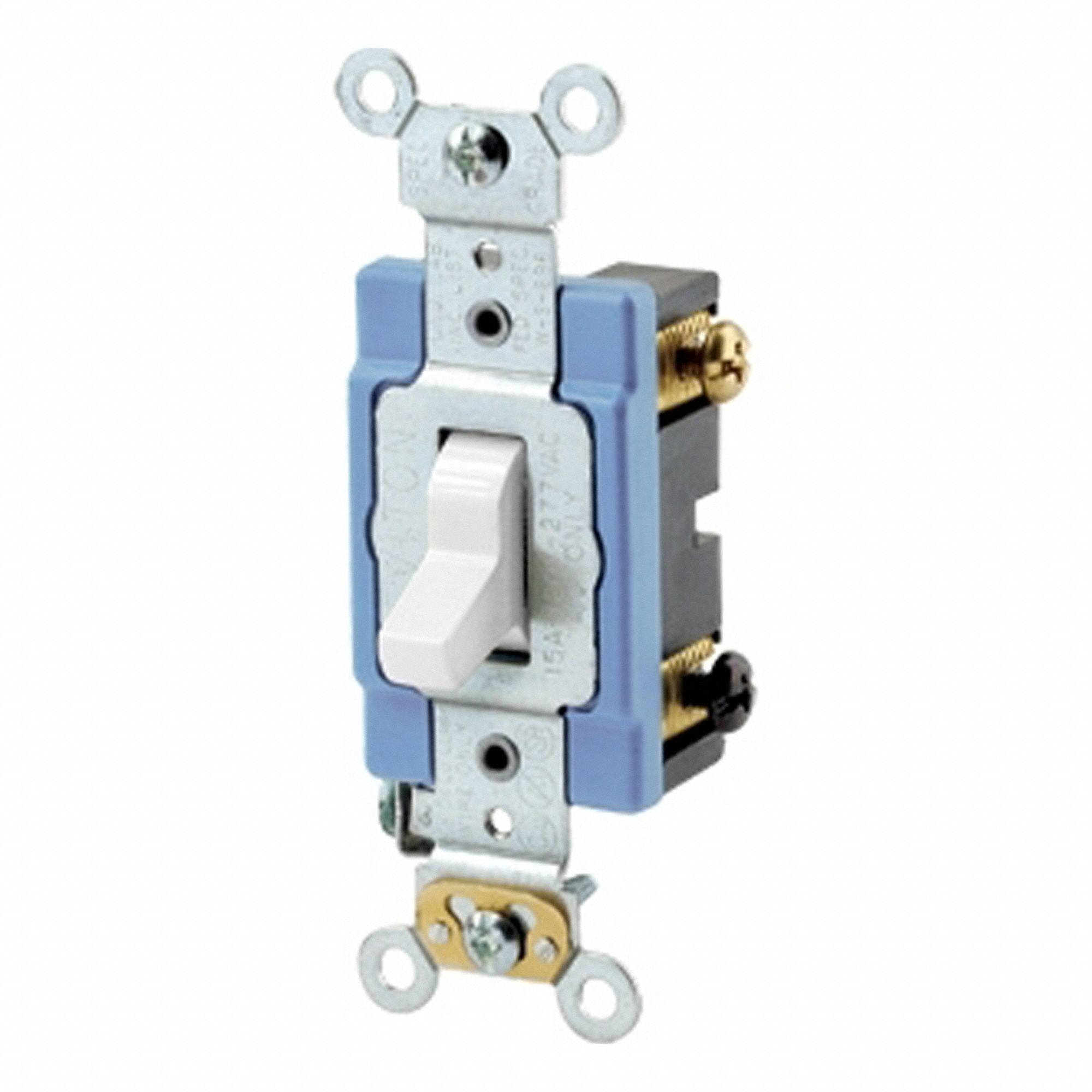 Toggle 15A 3-Way Quiet White - Grainger