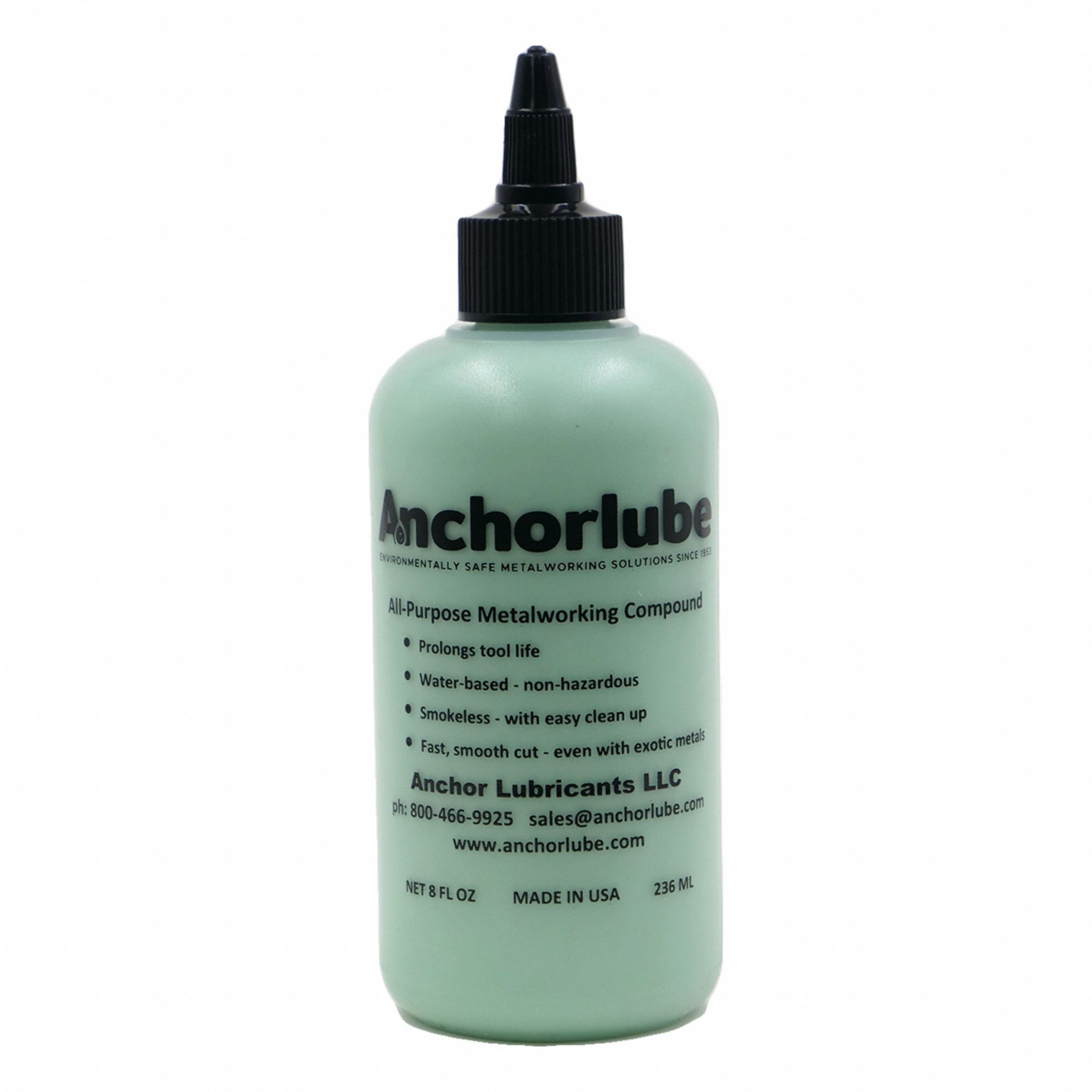 ANCHORLUBE, 8 fl oz Bottle, Water-Based Cutting Fluid - 848D84|3010 ...