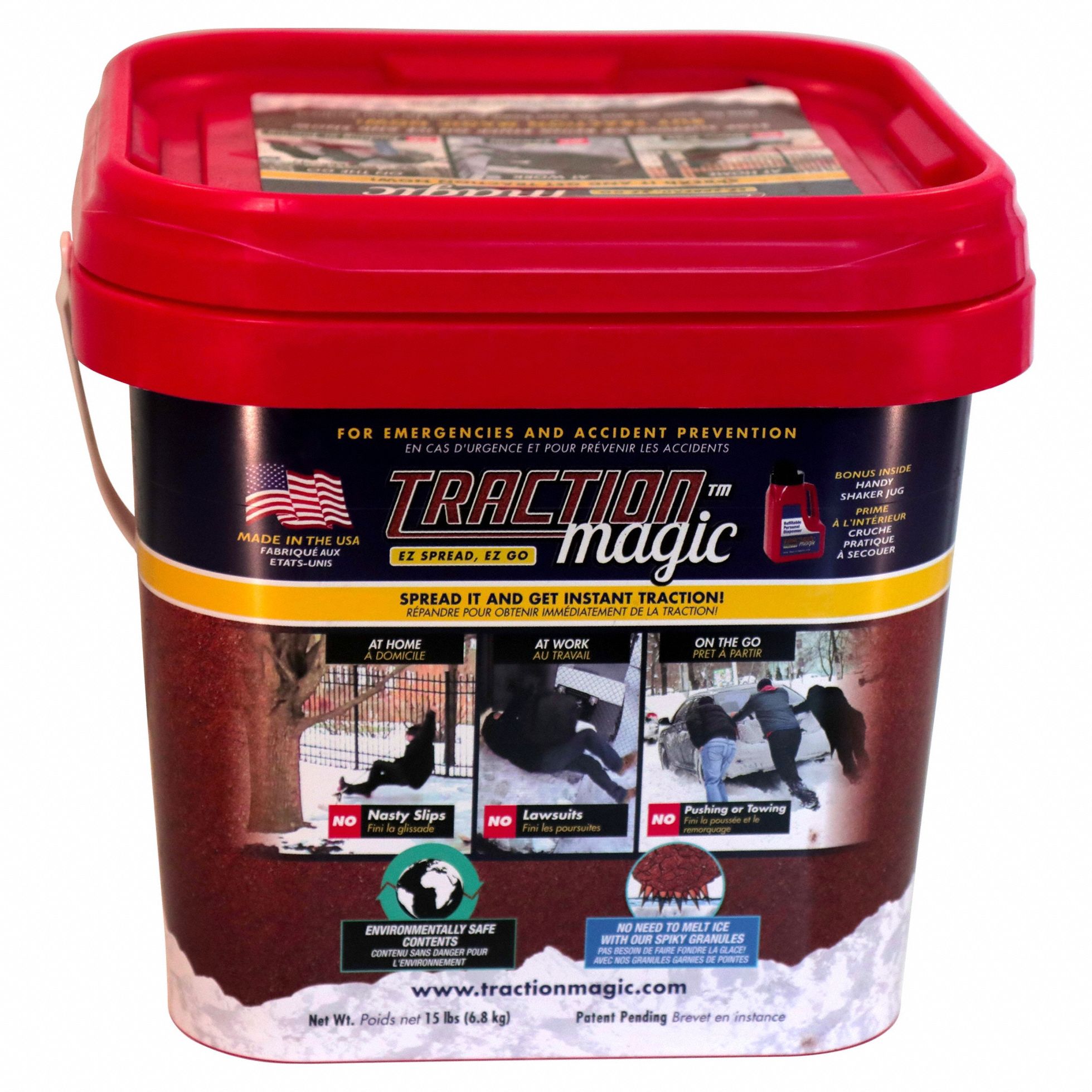 TRACTION MAGIC, Does not contain Calcium Chloride or CMA/Unknown, Pail ...