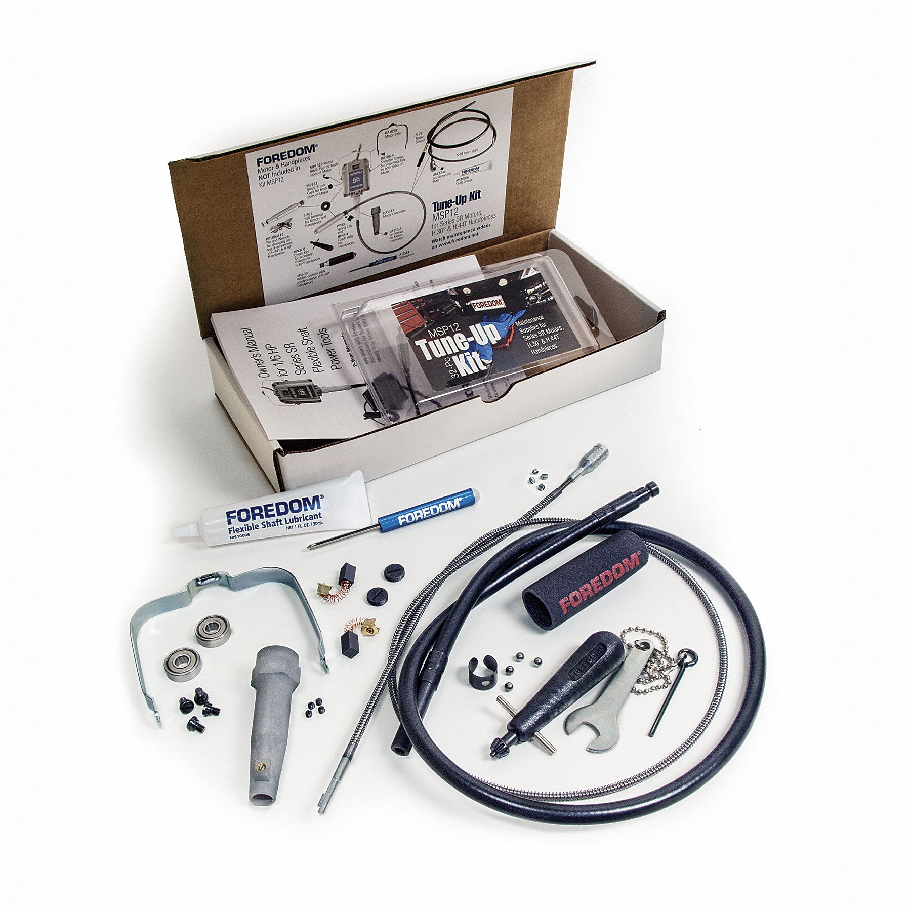 FOREDOM, Tune-Up Kit, Perform Maint on Foredom Flexshaft, Tune-Up Kit ...