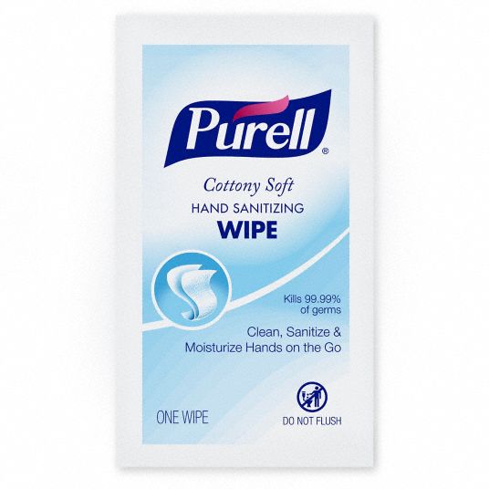 PURELL, Packet, 40 Wipes per Container, Hand Sanitizer Wipes - 5FYP4 ...