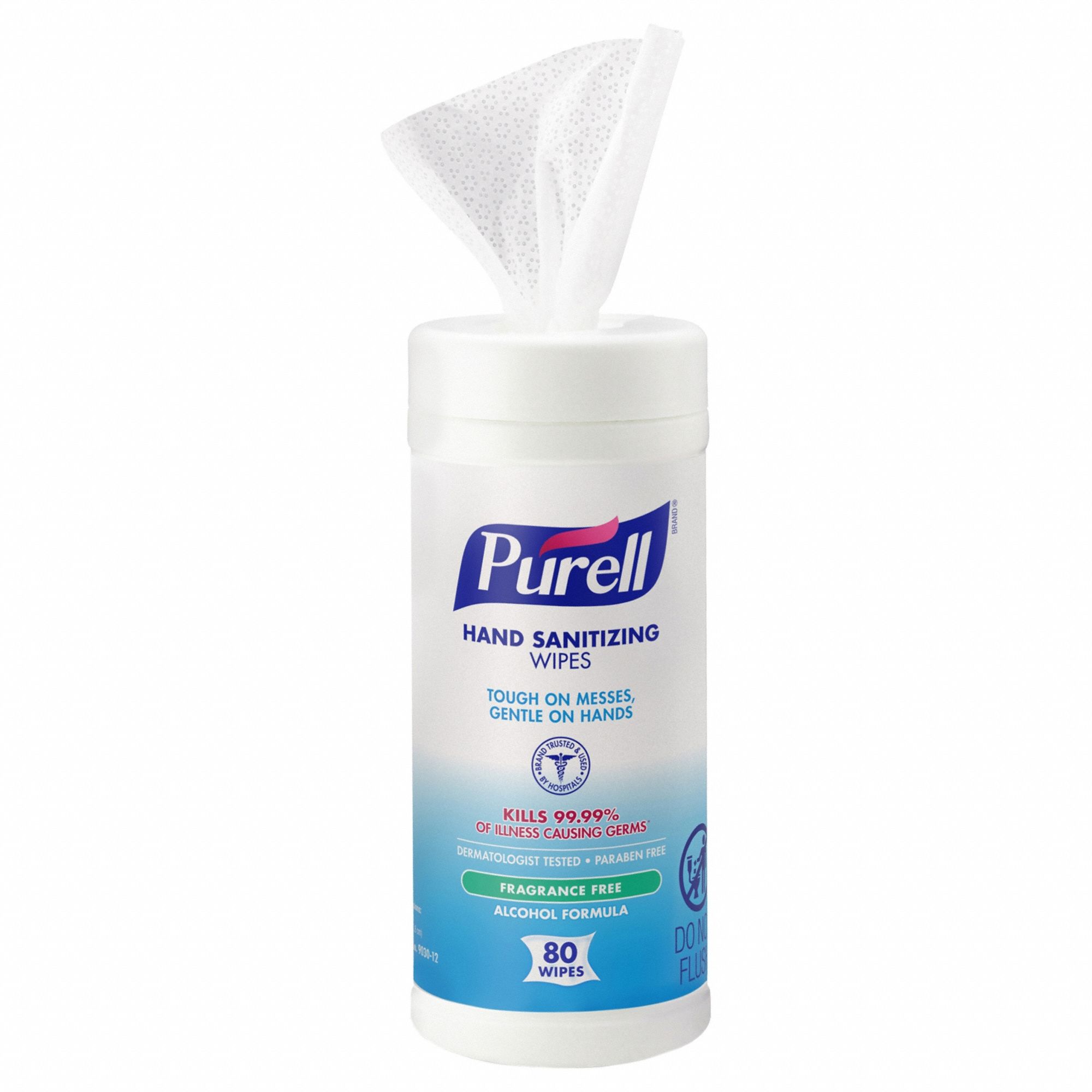 PURELL, Canister, 80 Wipes per Container, Hand Sanitizer Wipes - 3EUG1 ...