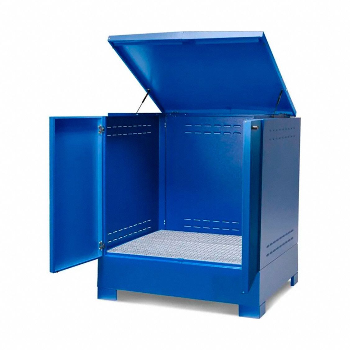 Hazmat Safety Locker - 913MG6|9040-BU - Grainger