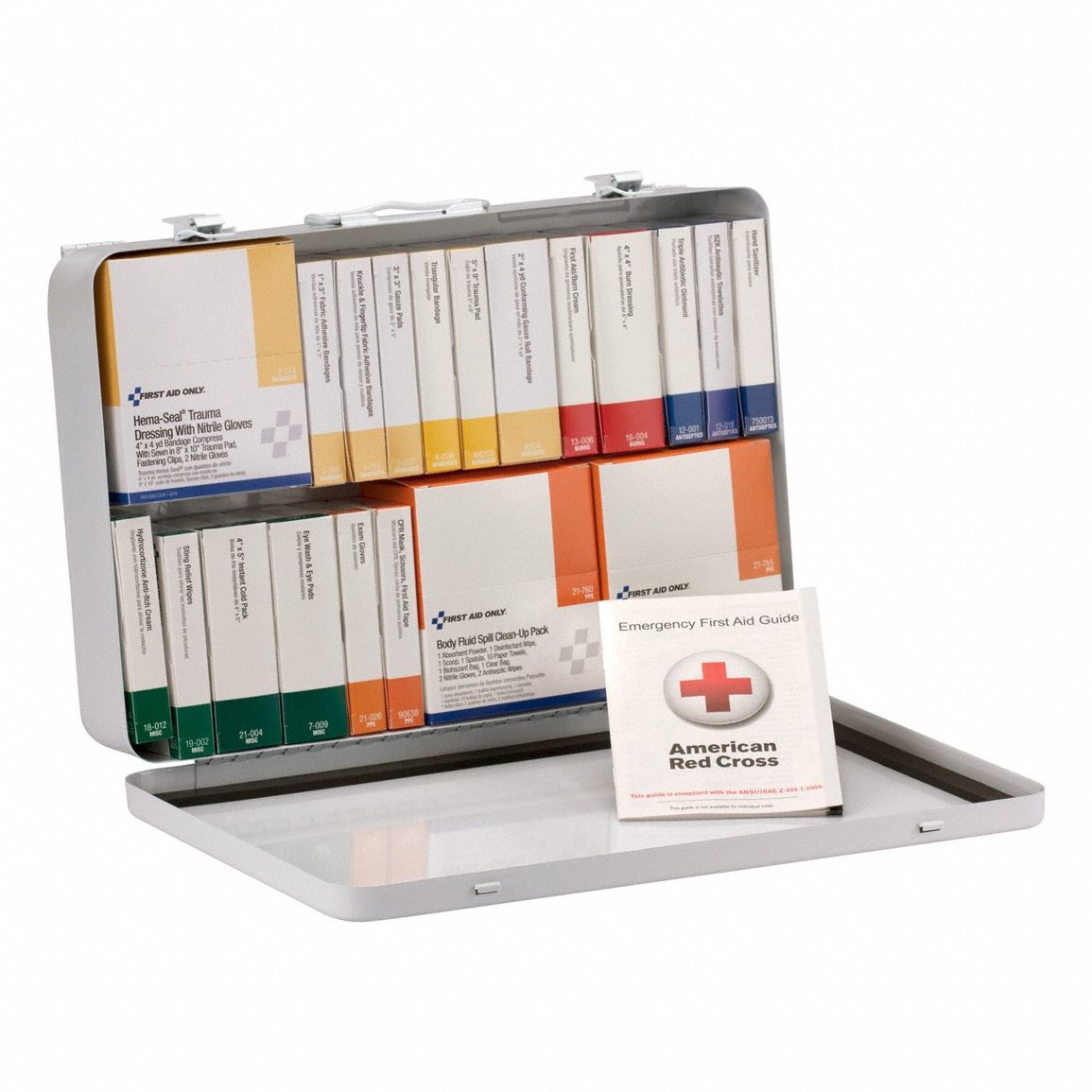FIRST AID ONLY, 146 Components, ANSI/ISEA Z308.1-2015, First Aid Kit ...