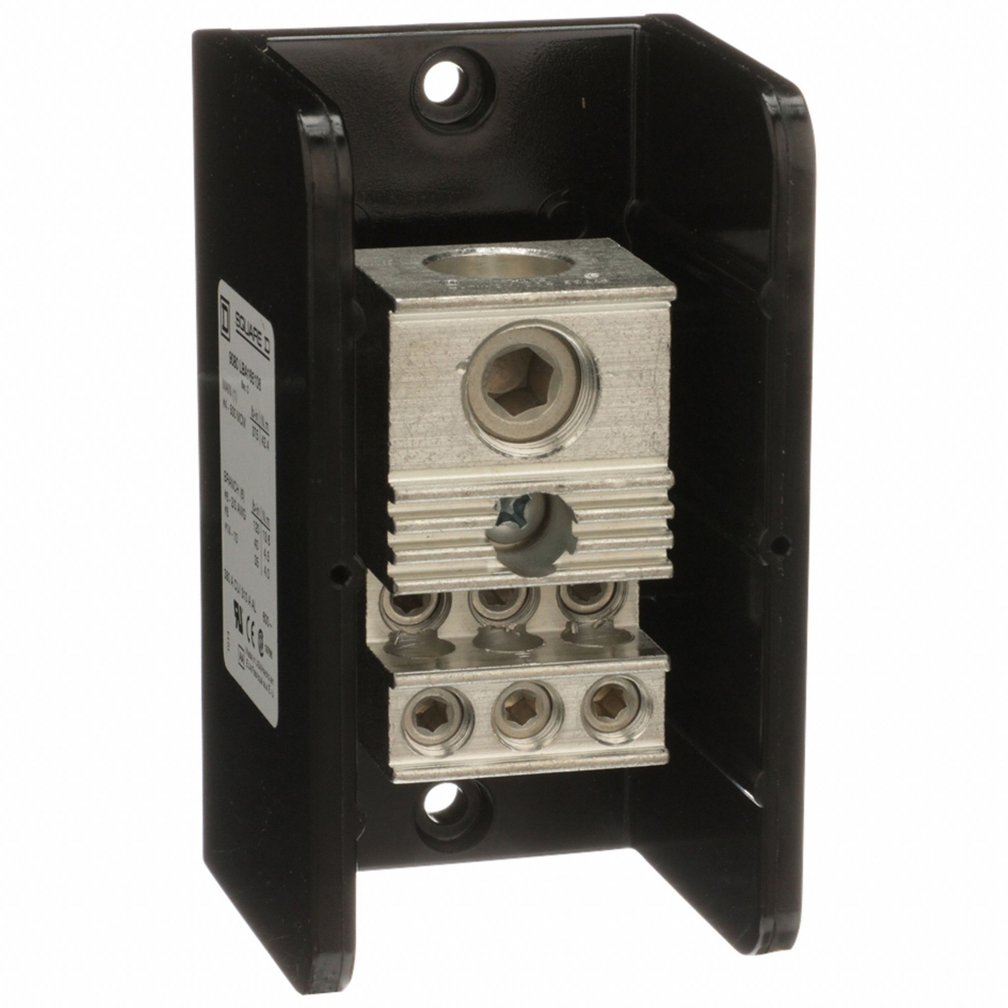 SQUARE D, 1 Poles, Surface Mount, Power Distribution Block - 795ZX5|9080LBA165106 - Grainger