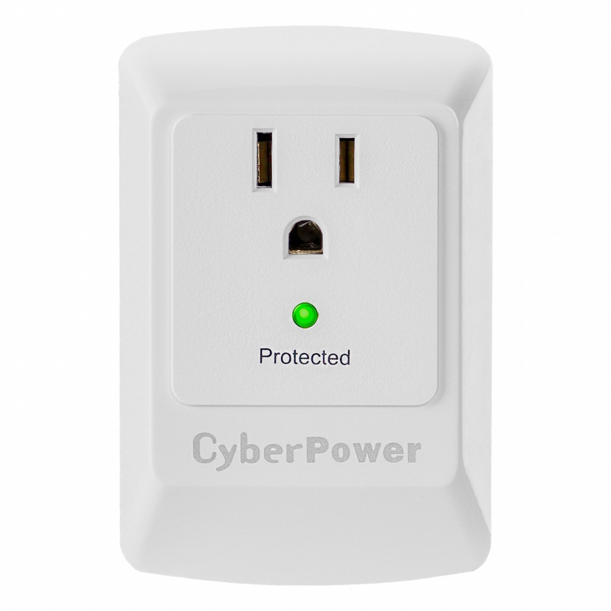 CYBER POWER, 1 Outlets, NEMA 5-15R, Surge Protector Outlet Strip ...