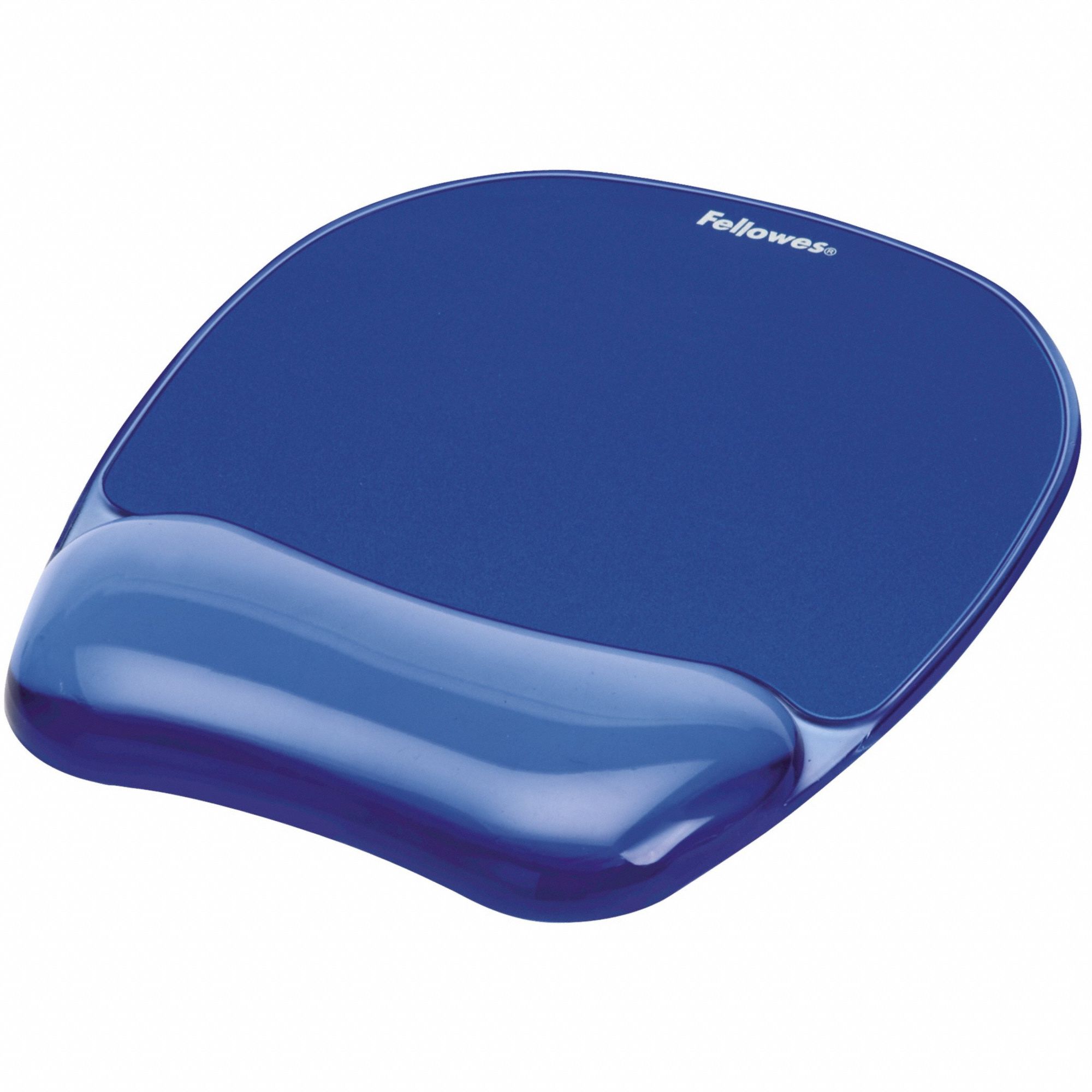 FELLOWES, Blue, Rubber, Mouse Pad - 22W811|91141 - Grainger
