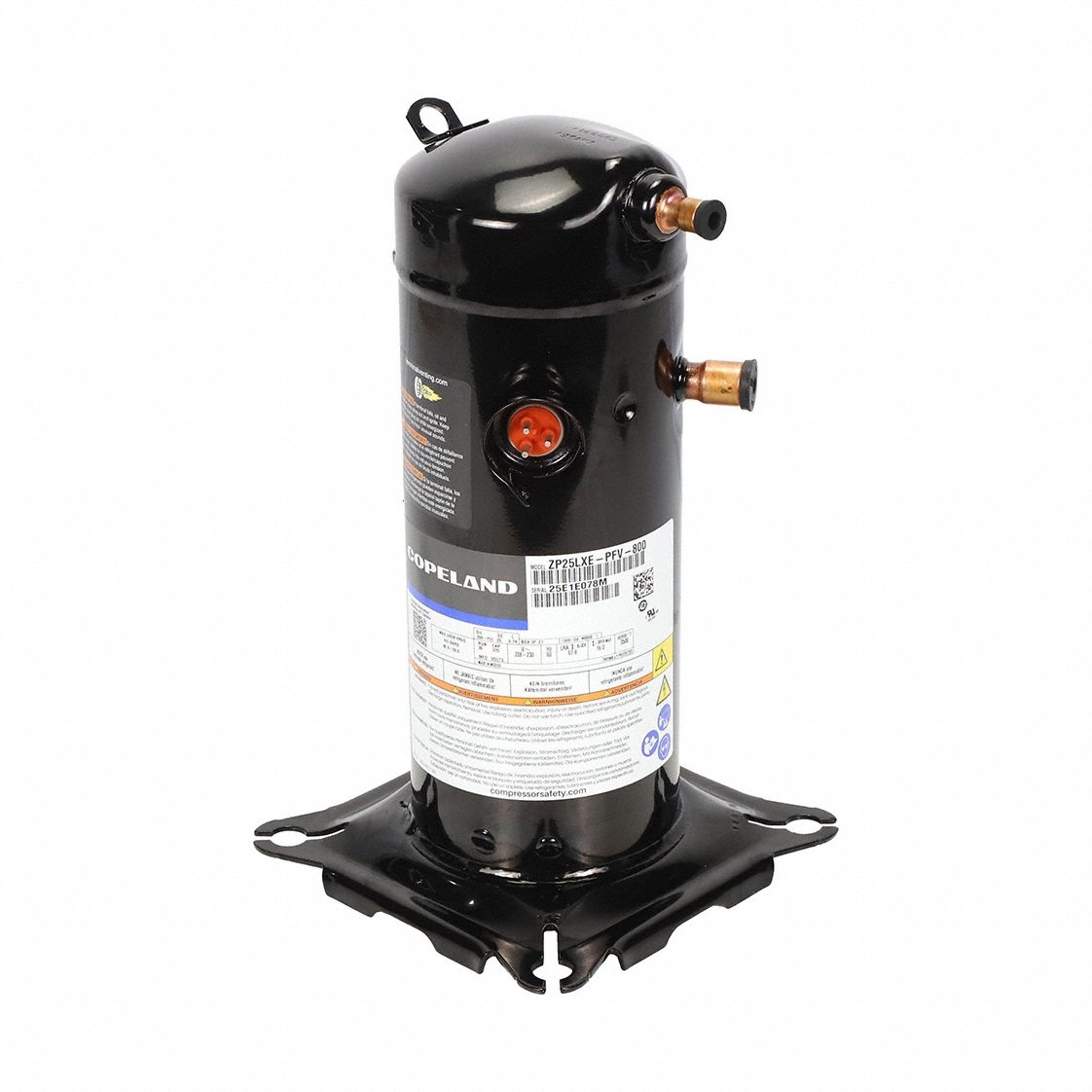 COPELAND, Mfr Part # ZP25LXE-PFV-800, COMPRESSOR - 911C69|ZP25LXE-PFV ...