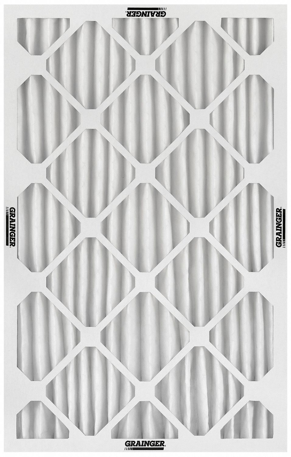 GRAINGER, 16 in x 20 in x 1 in, MERV 9, Pleated Air Filter - 911T72 ...