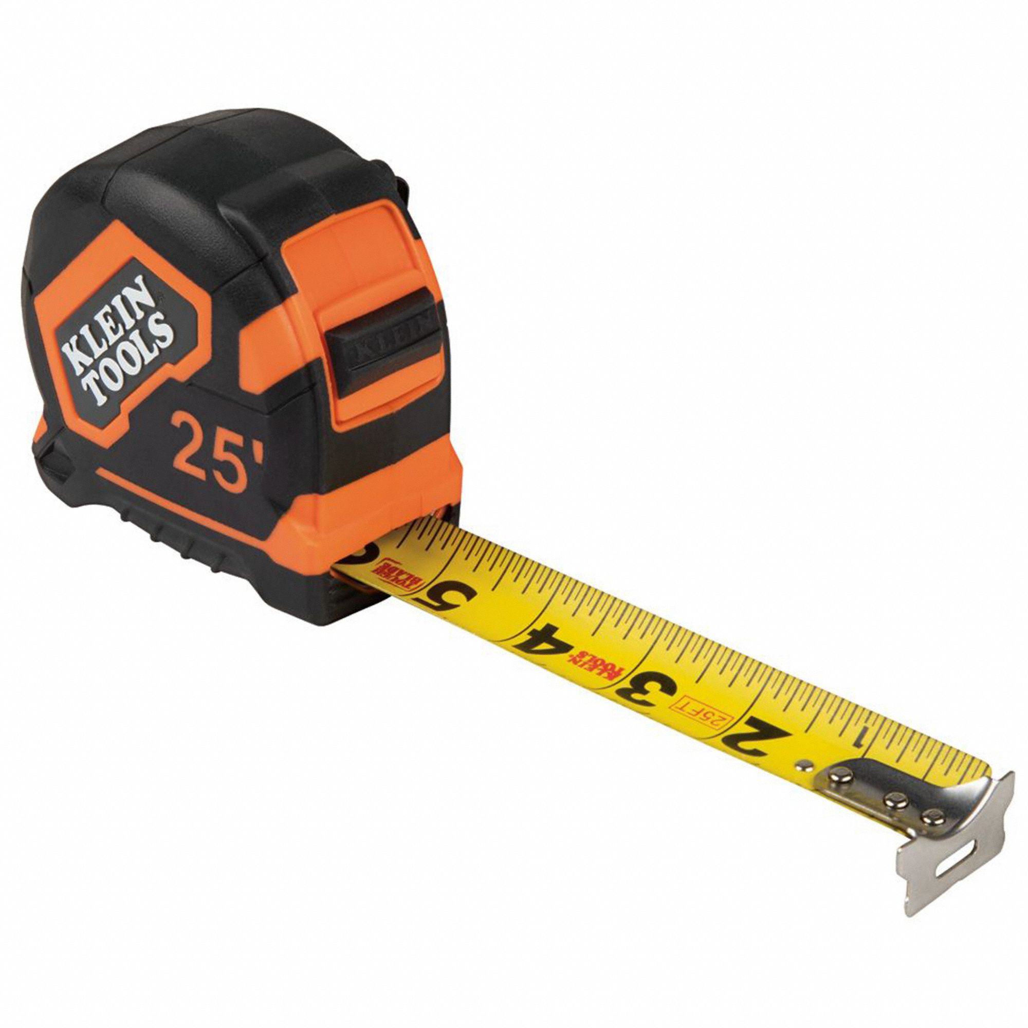 KLEIN TOOLS, Inch, Nonmagnetic Single Hook Tip, Tape Measure - 795CV1 ...