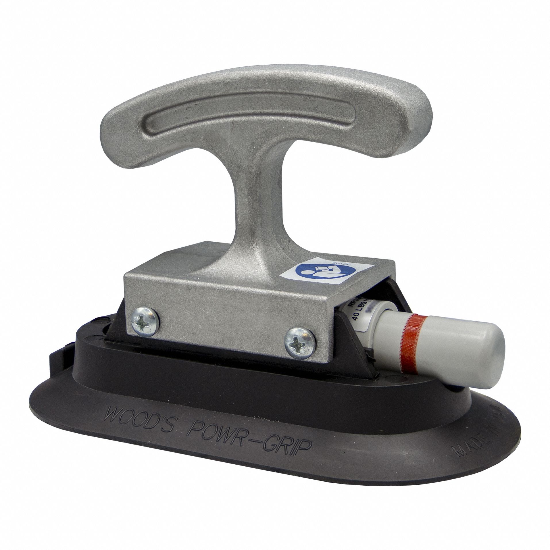 WOOD'S POWR-GRIP, Suction Cup Lifter, Concave, Suction Cup Lifter ...