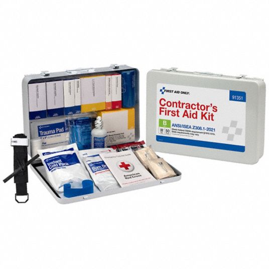 First Aid Only Fist Aid Kit Workplace 50 People Served Per Kit Ansi
