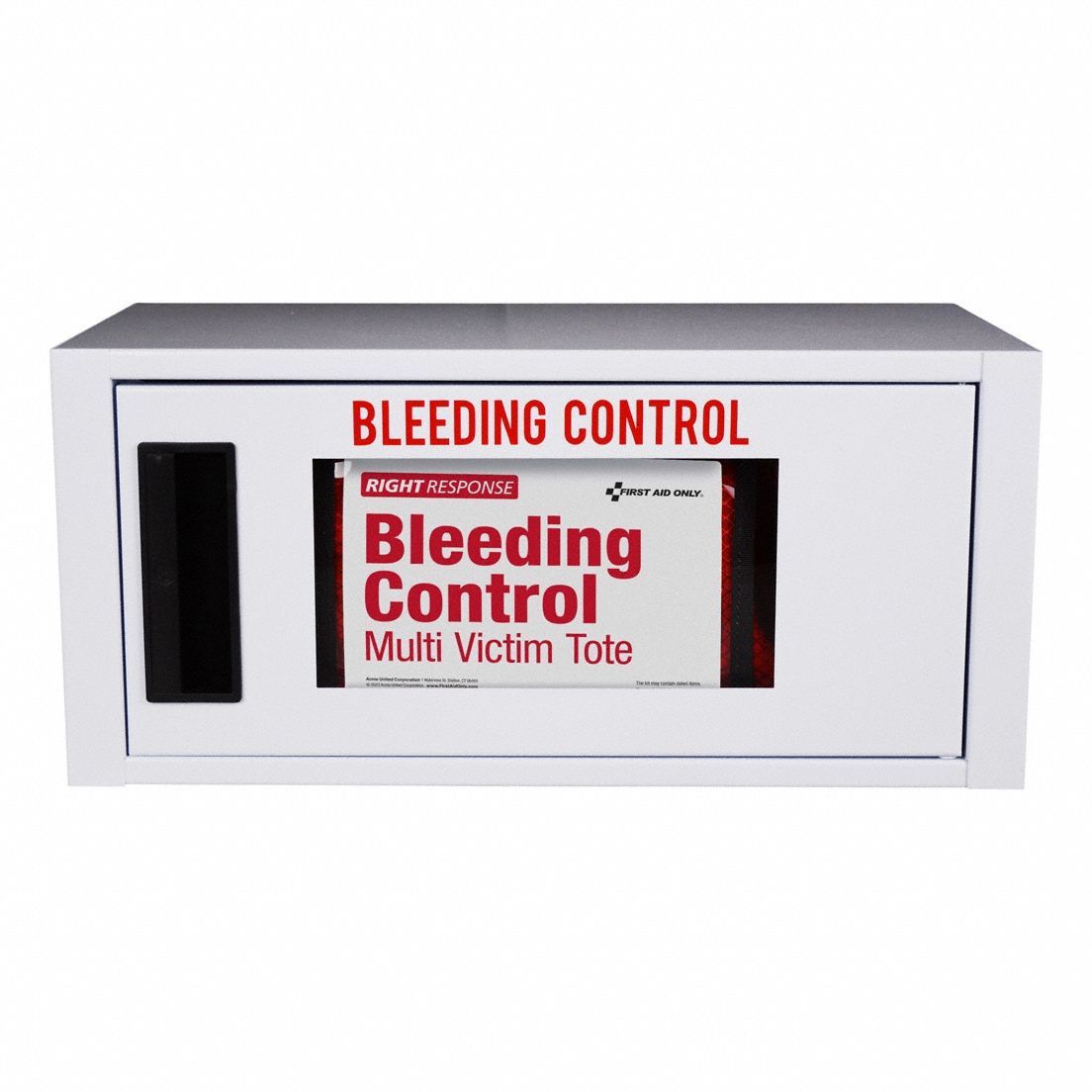 FIRST AID ONLY, Metal Cabinet, 6 People Served, Bleed Control Kits ...