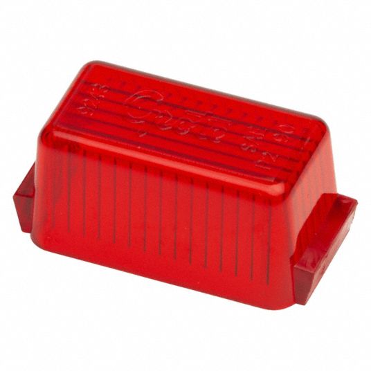 GROTE, Rectangular, Clearance and Marker Light, Replacement Lens - 2VPZ4|92432 - Grainger