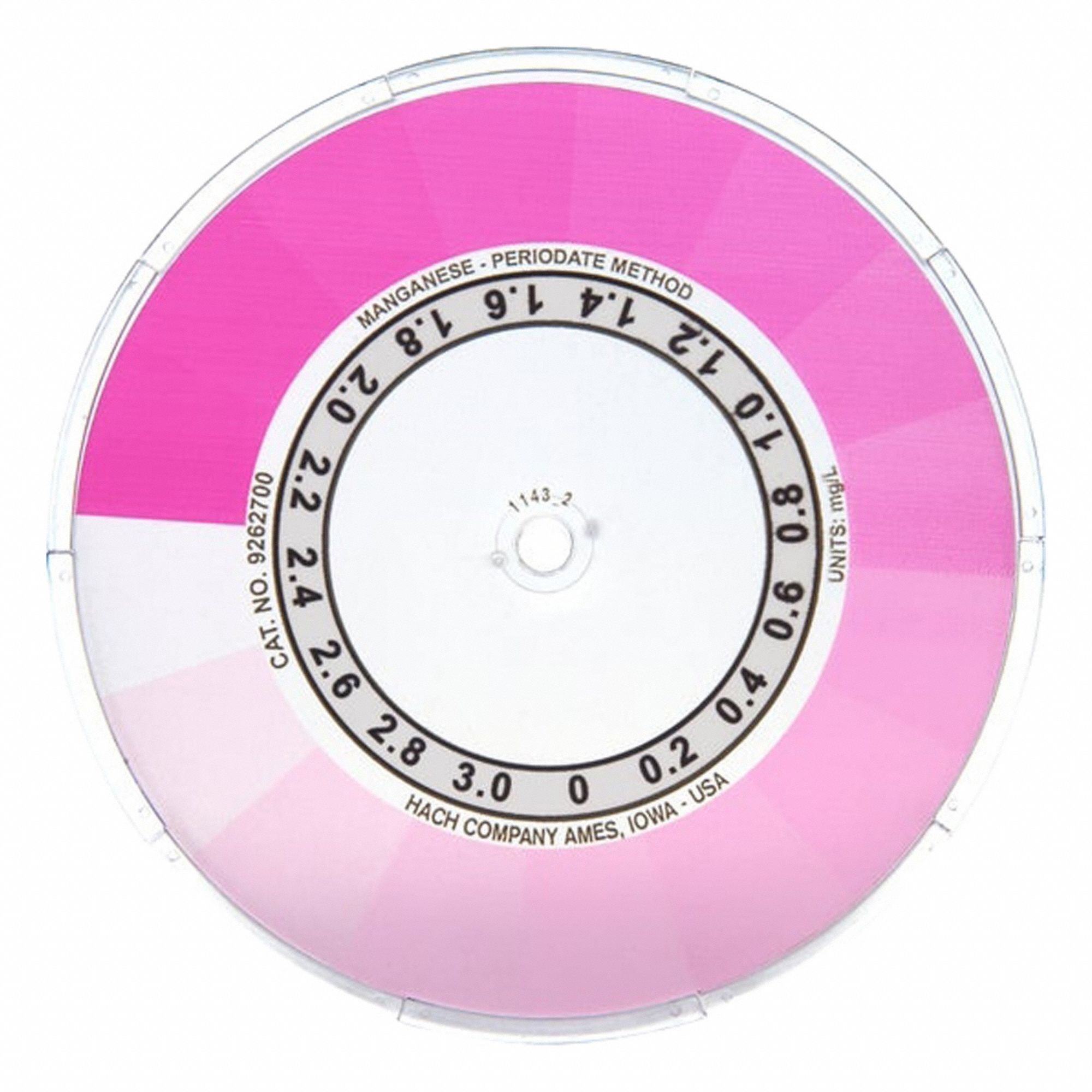 HACH, 9262700, 1, Color Disc Manganese - 897Z24|9262700 - Grainger