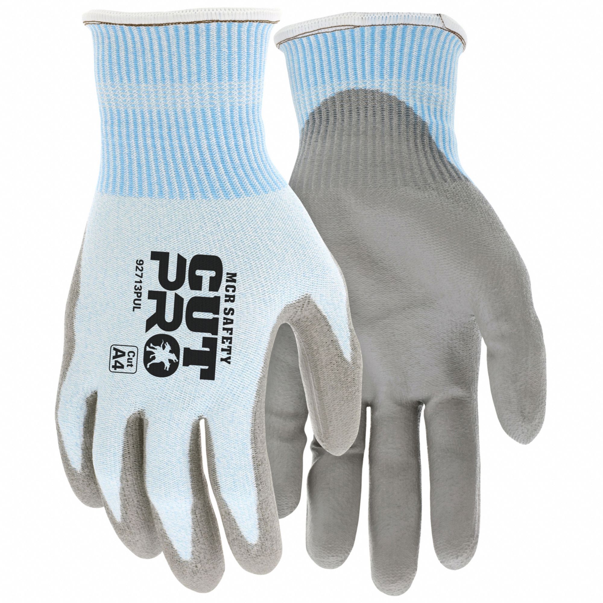 CUT PRO, L ( 9 ), ANSI Cut Level A4, Coated Gloves - 793ZM8|92713PUL ...