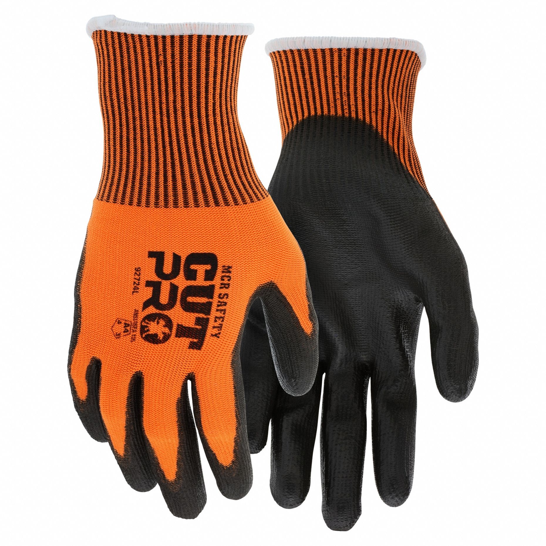 MCR SAFETY, M ( 8 ), ANSI Cut Level A4, Coated Gloves - 806FX6|92724M - Grainger