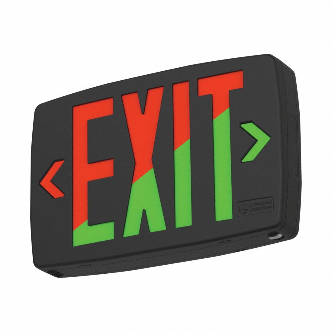 LED, Black, Exit Sign - 408VZ5|2889TK - Grainger