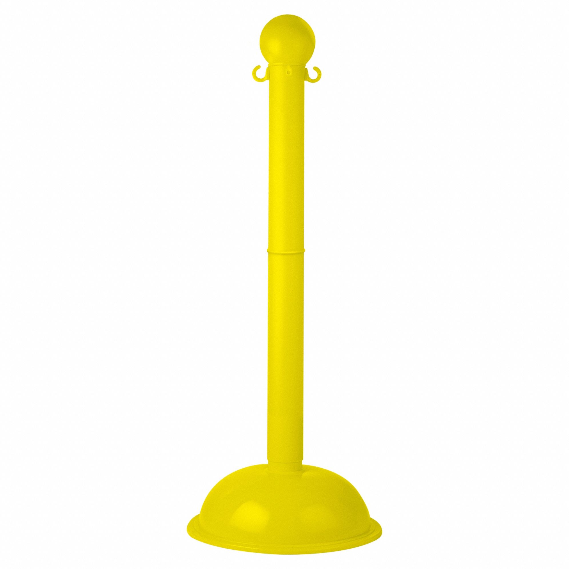 41 in Overall Ht, Yellow, Heavy Duty Stanchion - 52YA76|93602 - Grainger