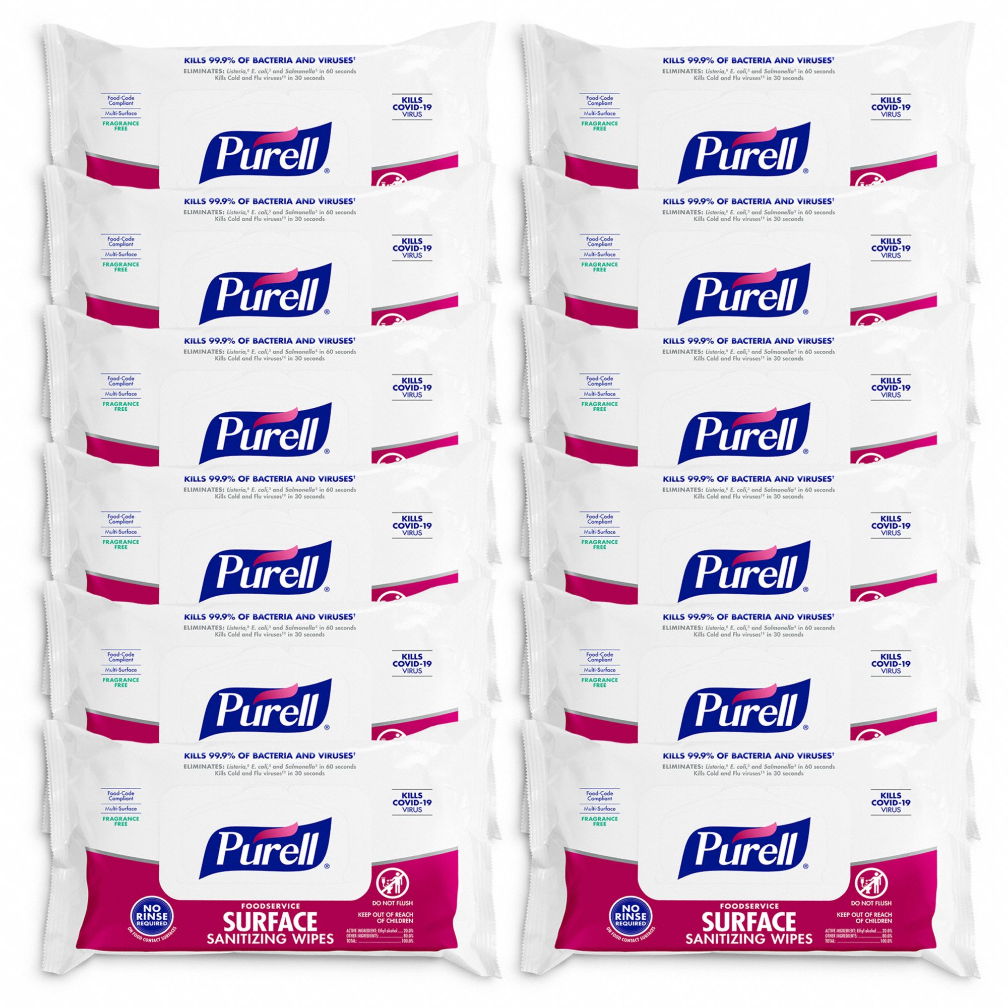 PURELL, Soft Pack, 72 ct Container Size, Surface Sanitizing Wipes ...
