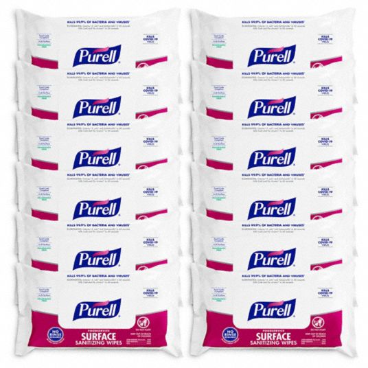 PURELL, Soft Pack, 72 ct Container Size, Surface Sanitizing Wipes ...