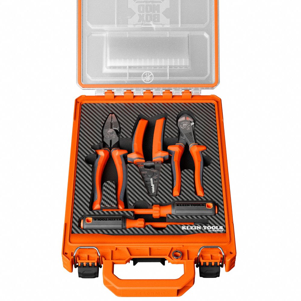 KLEIN TOOLS, Insulated, 5 Total Pcs, Insulated Tool Kit - 403XJ2 ...