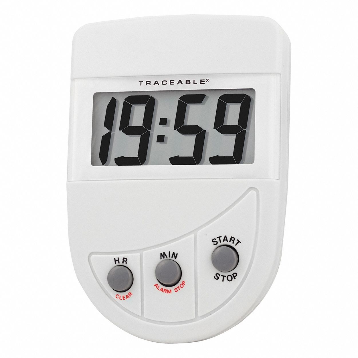 TRACEABLE, 1/2 in x 2 in x 3 1/2 in, 1/2 in Overall Dp, Digital Timer ...