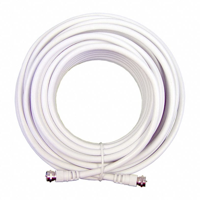 WEBOOST, Coax Cable, White, White 30 ft. RG6 Low Loss Coax Cable ...