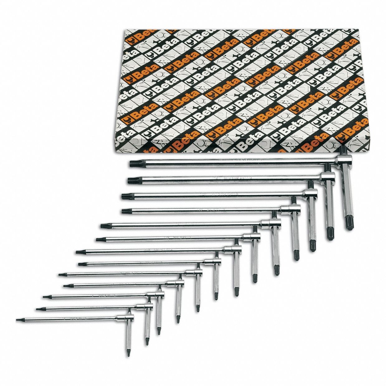 BETA, Long, 13 Pieces, Torx Key Set - 420U74|951 TX/S13 - Grainger