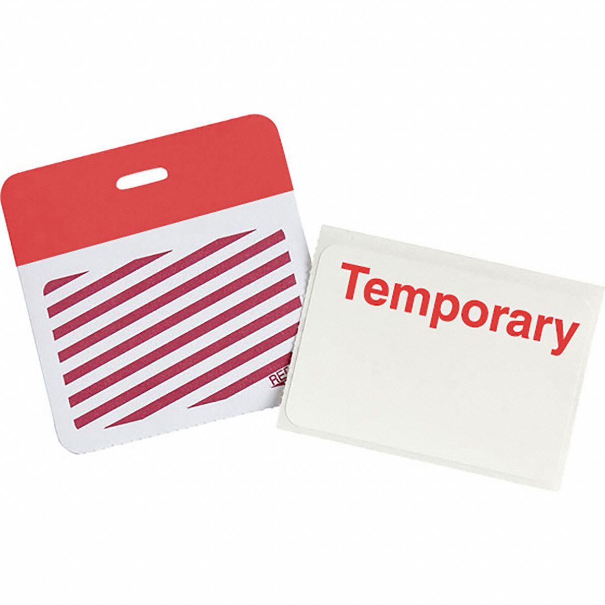 Temporary, Vinyl, Card Clip On Badge - 3TLW1|95663 - Grainger