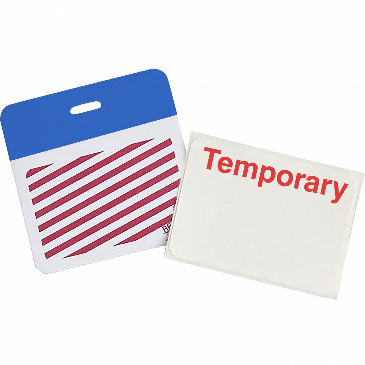 Temporary, Vinyl, Card Clip On Badge - 3TLW2|95664 - Grainger