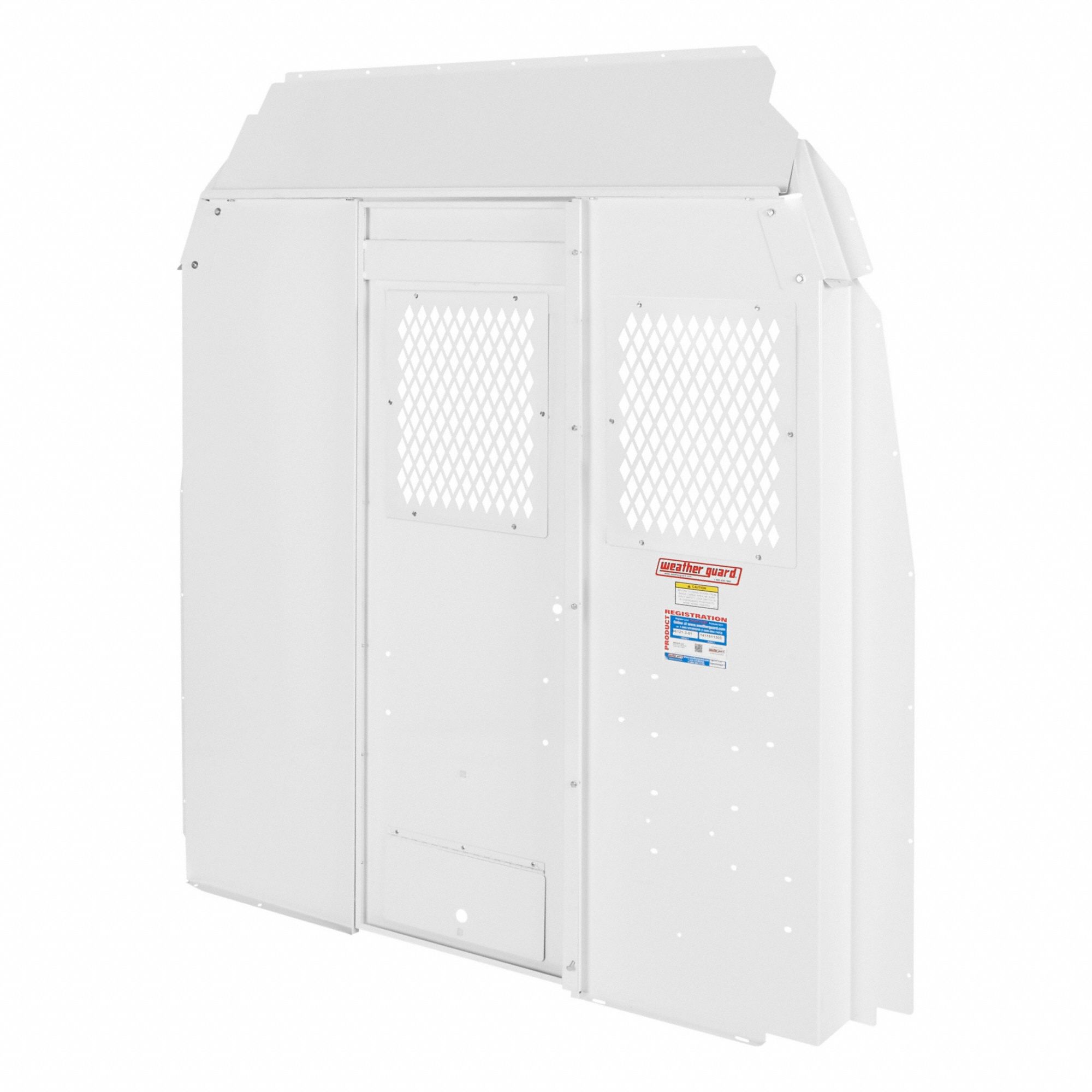 WEATHER GUARD, Swing Open Door Panel, White, Van Partition - 820KM4 ...
