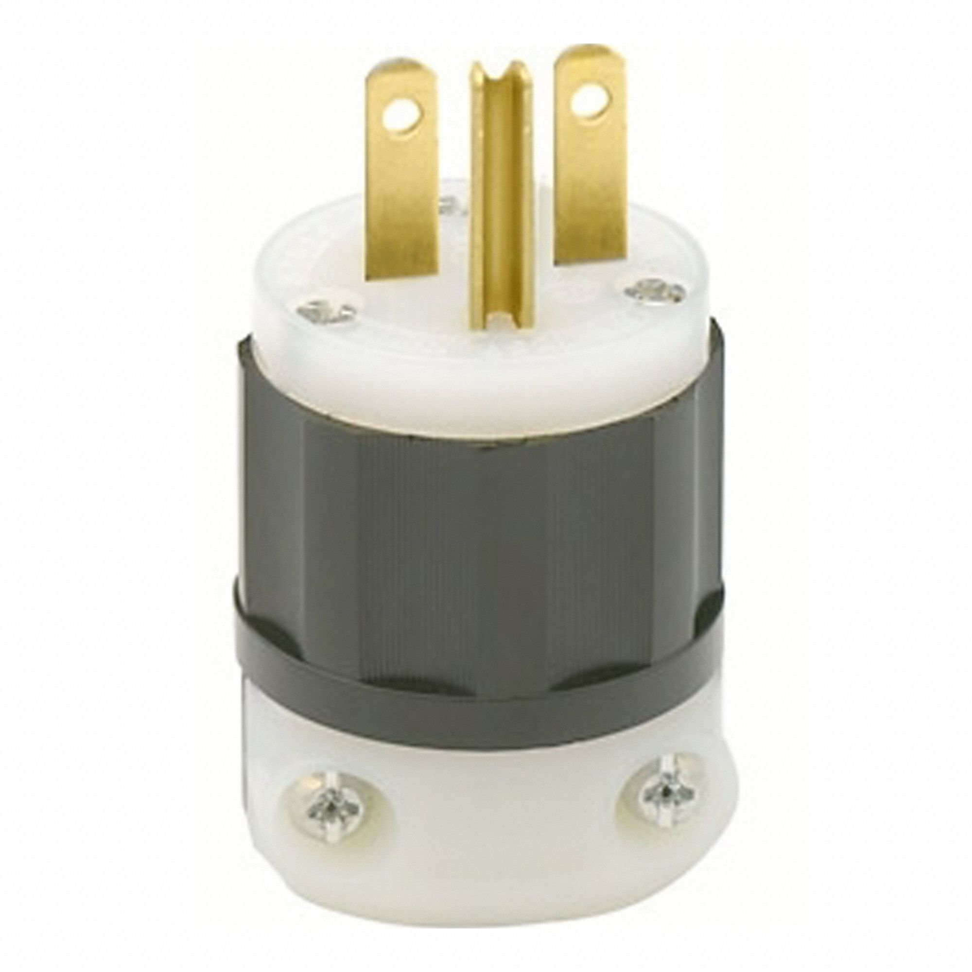 Str Blade Lock Plug 15A 2P 3W Ind PI BW - Grainger