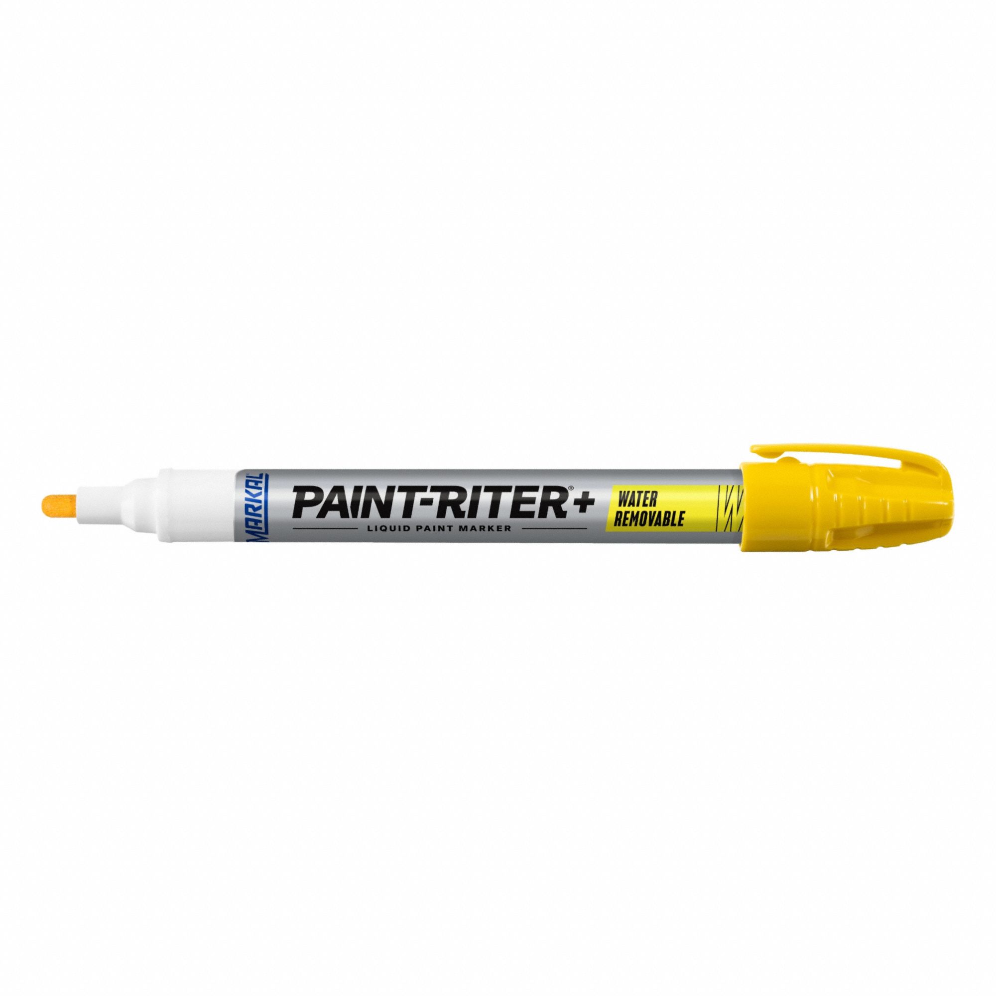 MARKAL, Water Removable, Yellow, Liquid Paint Marker - 1XEF6|97031 ...