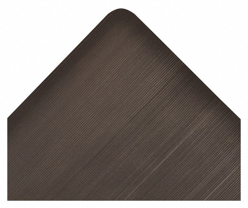 Ribbed, 3 ft x 12 ft, Antifatigue Runner - 9YEY4|974S0312BL - Grainger