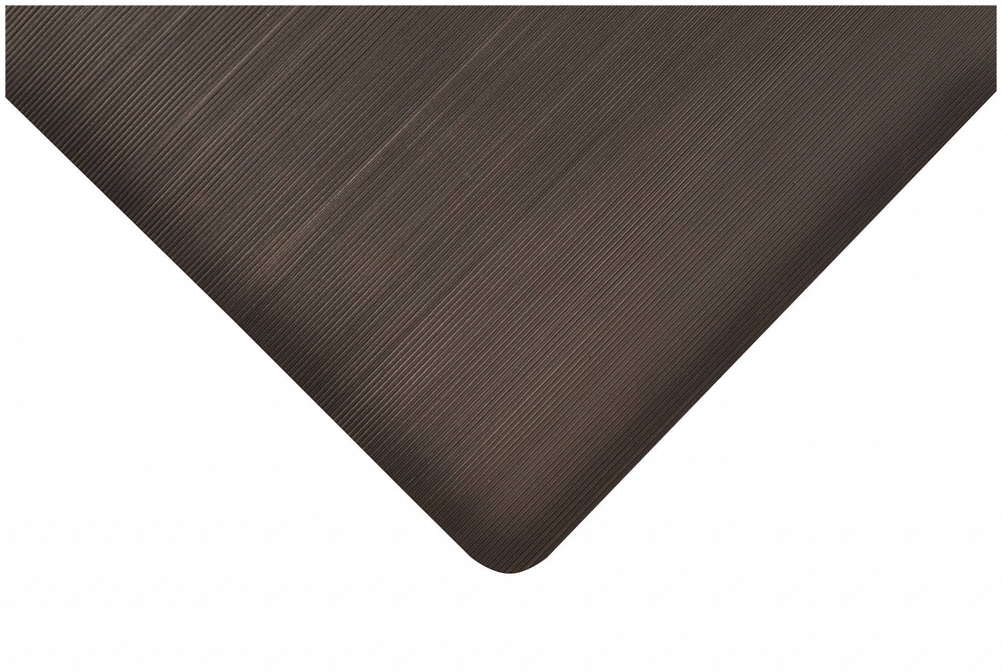 NOTRAX Antifatigue Runner: Ribbed, 3 ft x 12 ft, 1 in Thick, Black ...