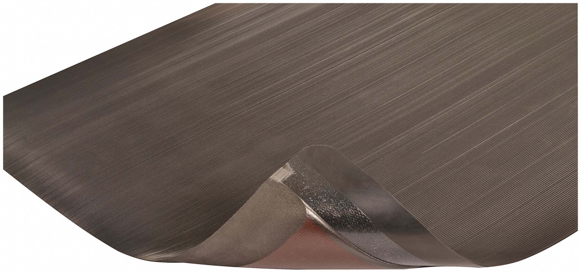 NOTRAX Antifatigue Runner: Ribbed, 3 ft x 12 ft, 1 in Thick, Black ...