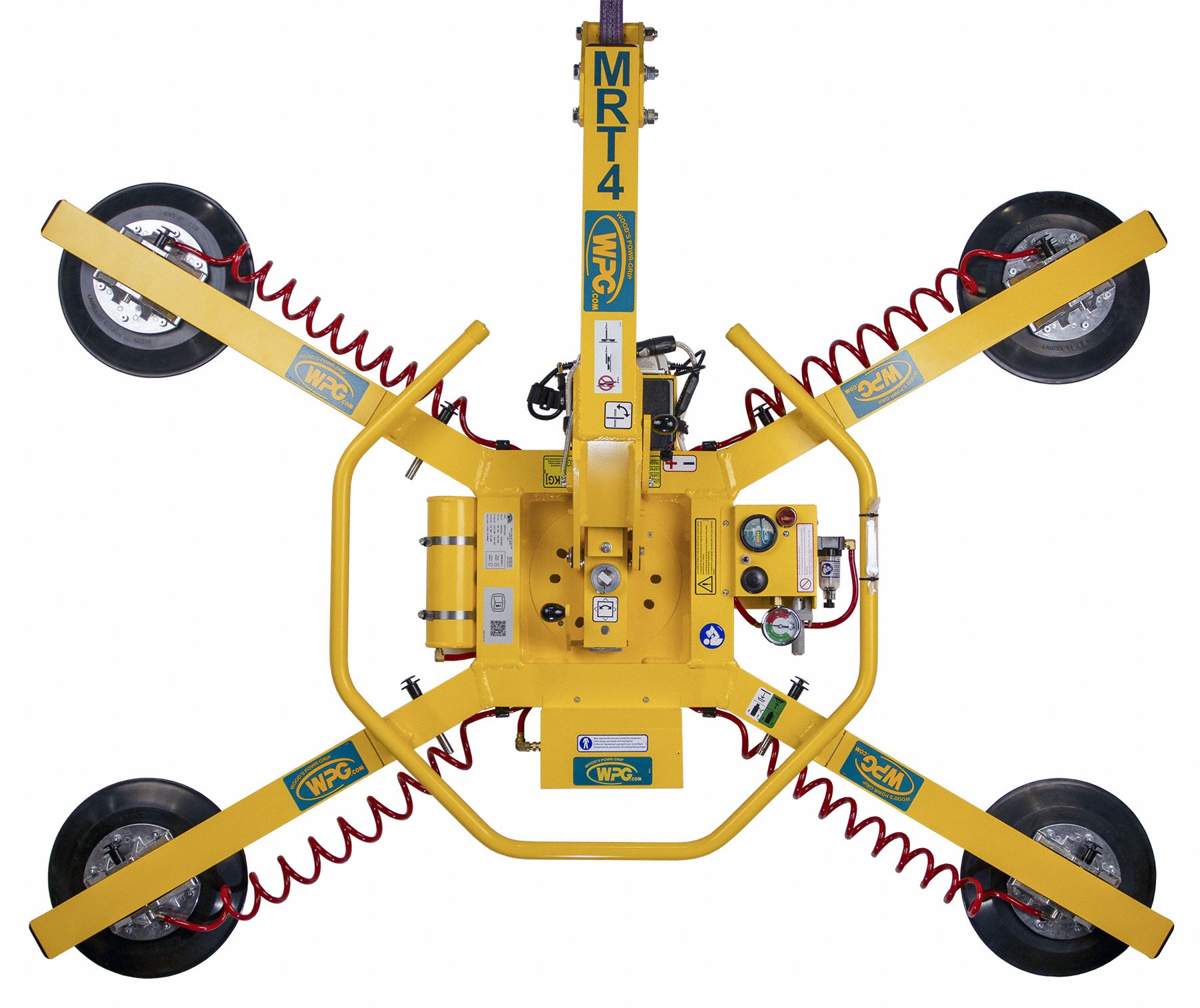 WOOD'S POWR-GRIP, 700 lb Max Load Capacity, Glass, Vacuum Lifter ...