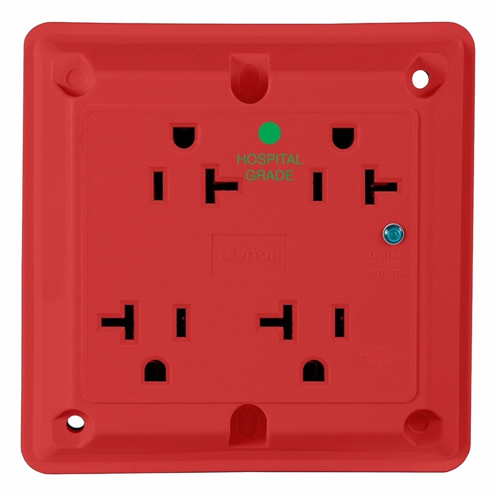 LEVITON, Quad, 5-20R, Quadruplex Receptacle Outlet - 879JP4|8490-R ...