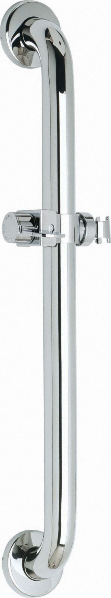 CHICAGO FAUCETS, Straight, 24 in Lg, Grab Bar - 832F86|9800-024CP ...