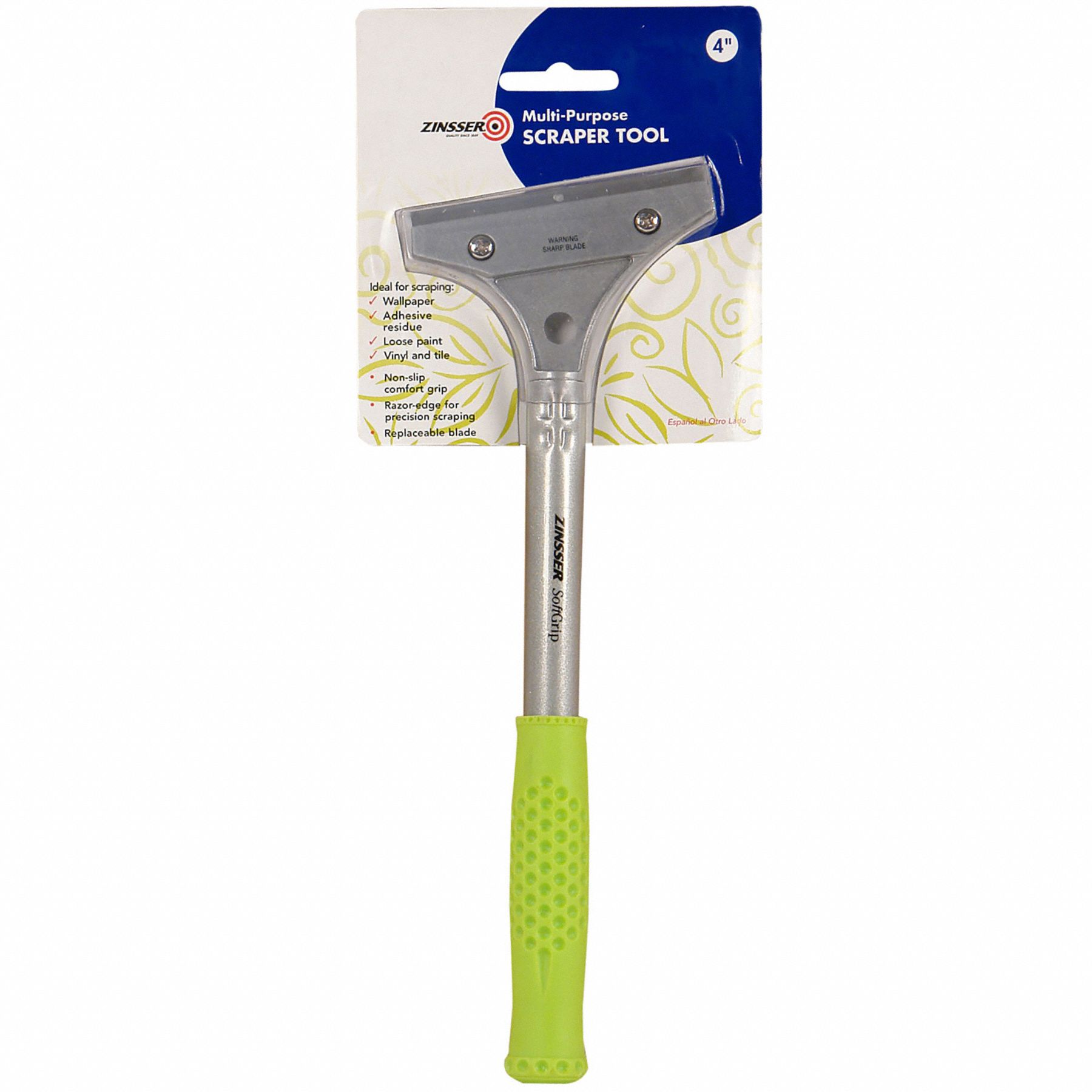 ZINSSER, Multi-Purpose Scraper Tool, 14 in Lg, Wallpaper Scraper Tool ...