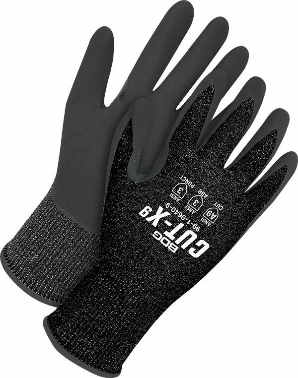 BDG, XL ( 10 ), ANSI Cut Level A9, Coated Gloves - 818JG7|99-1-9640-10 - Grainger