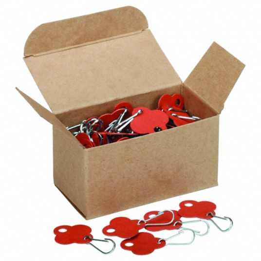 100 Key Tags, Shamrock, Key Tag - 803TE9|9905-00-245-7826 - Grainger