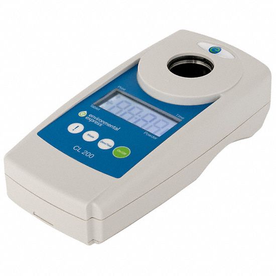 ENVIRONMENTAL EXPRESS, Chlorine, 530 nm Wavelengths, Colorimeter ...
