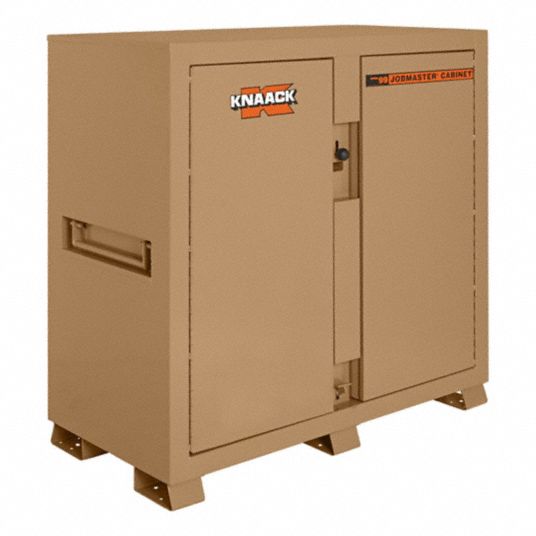 KNAACK, 60 in W x 30 in D x 60 in H, 59.4 cu ft, Jobsite Cabinet ...