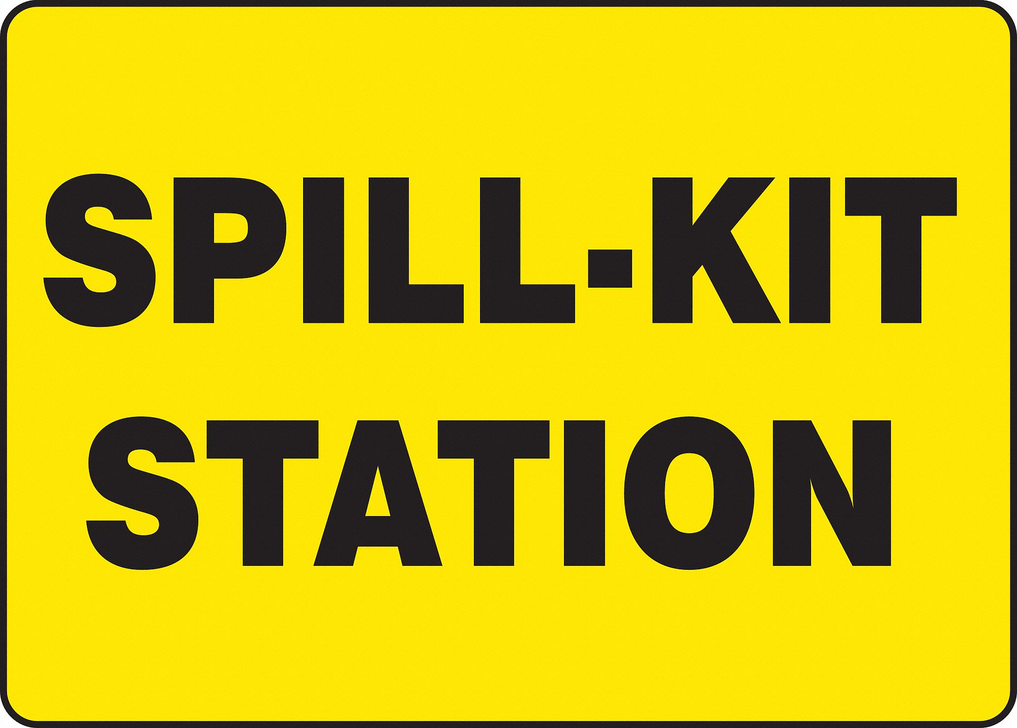 ACCUFORM SIGNS SIGN SPILL KIT - Office and Facility Signs ...