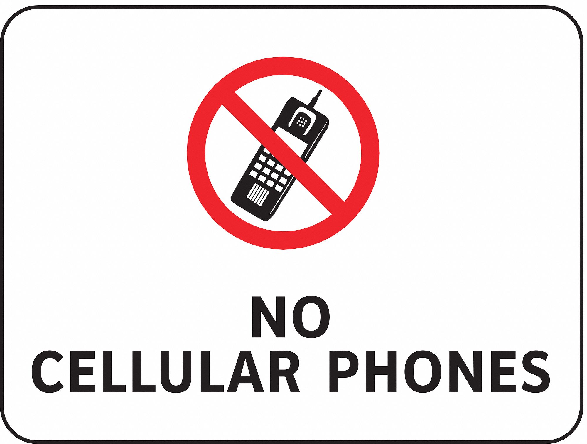 Vinyl, 7 in x 10 in Nominal Sign Size, Security Sign - 8CGX2|S1412V7 ...